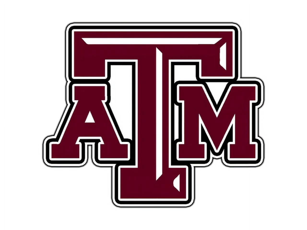 DOPASTICKER Texas A&M Aggies Logo #1 Decorative Laptop, Phone Stickers ...