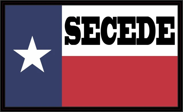 DOPASTICKER Texas Flag Secede Sticker Phone Sticker, Latop Sticker ...