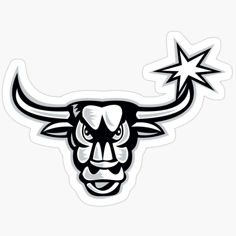 DOPASTICKER Texas Longhorn Bull Retro Sticker Phone Decal Water Bottle ...