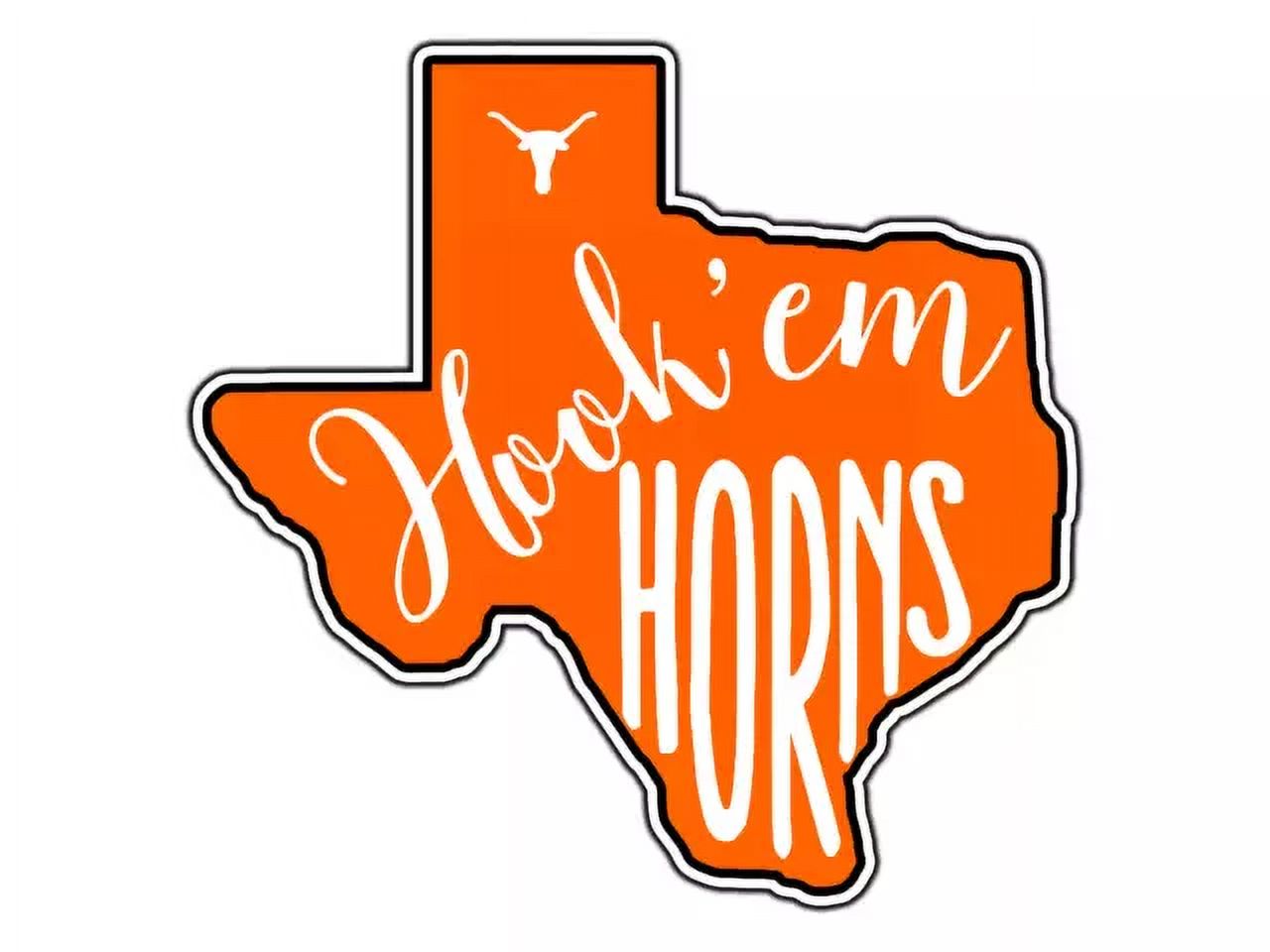 DOPASTICKER Texas Longhorns State Logo Decorative Laptop, Phone ...