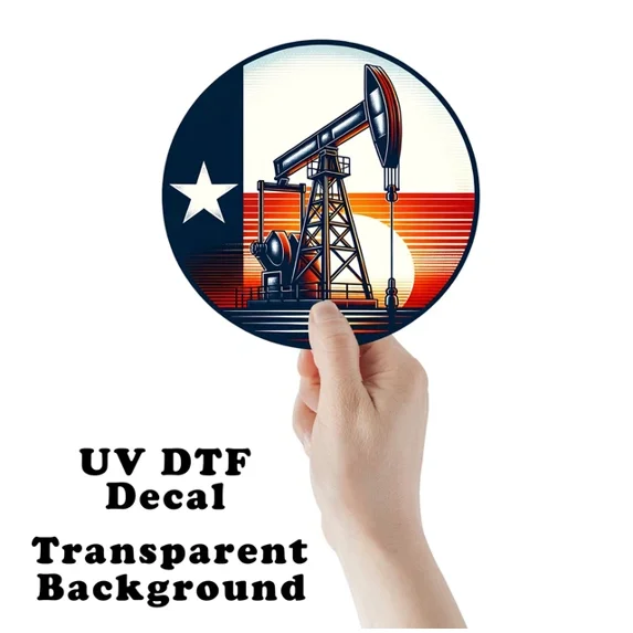 DOPASTICKER Texas Oilfield Sticker - Decorative Laptop, Phone Stickers ...