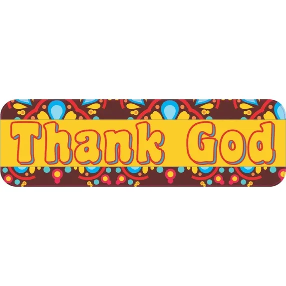 DOPASTICKER Thank God Religious Sticker Car Sticker Phone Sticker ...