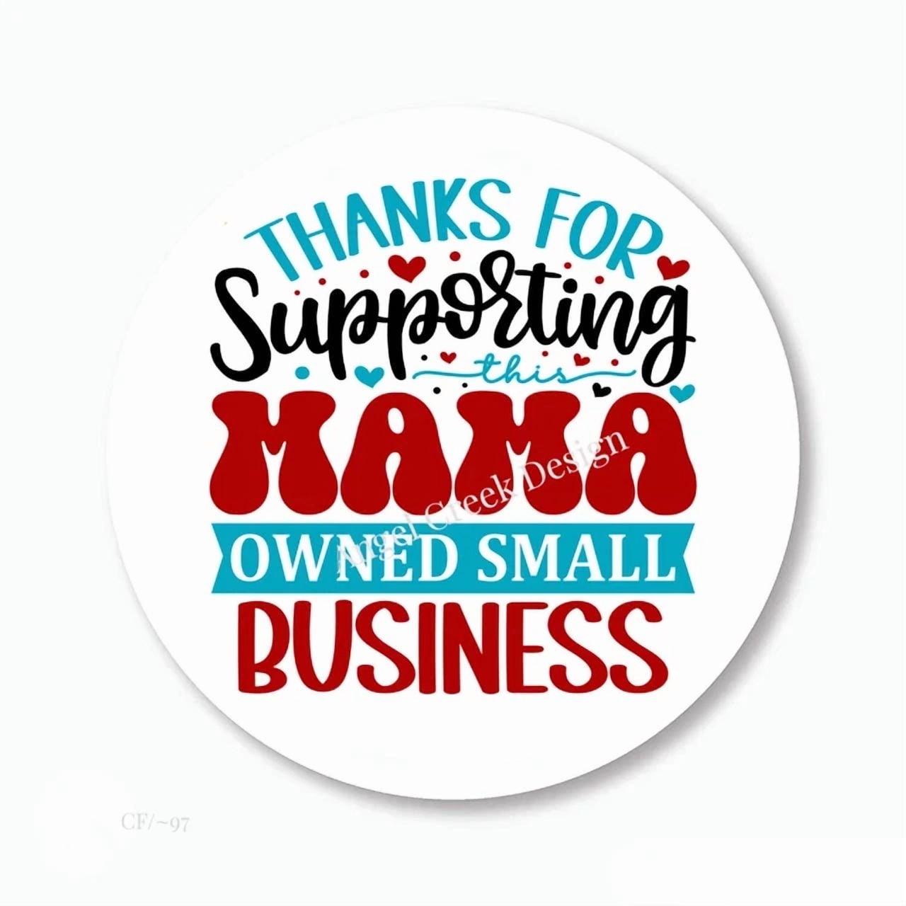 DOPASTICKER Thanks For Supporting A Mama Owned Business Scrapbook ...
