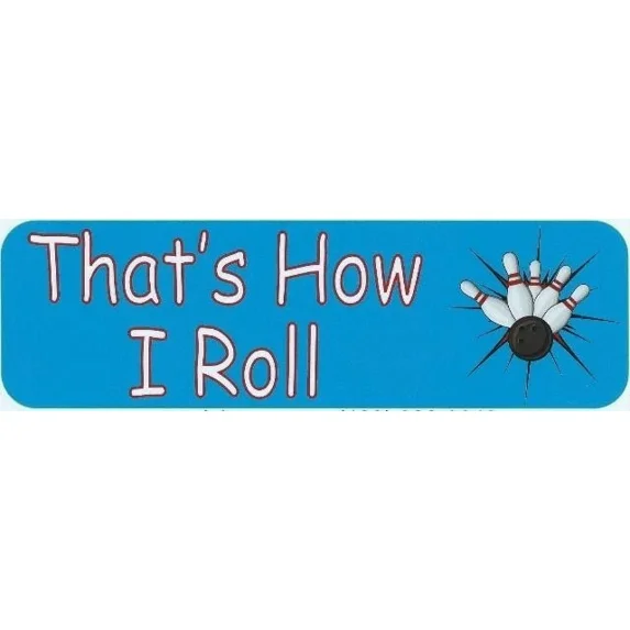 DOPASTICKER Thats How I Roll Bowling Stickers Car Sticker Phone Sticker ...