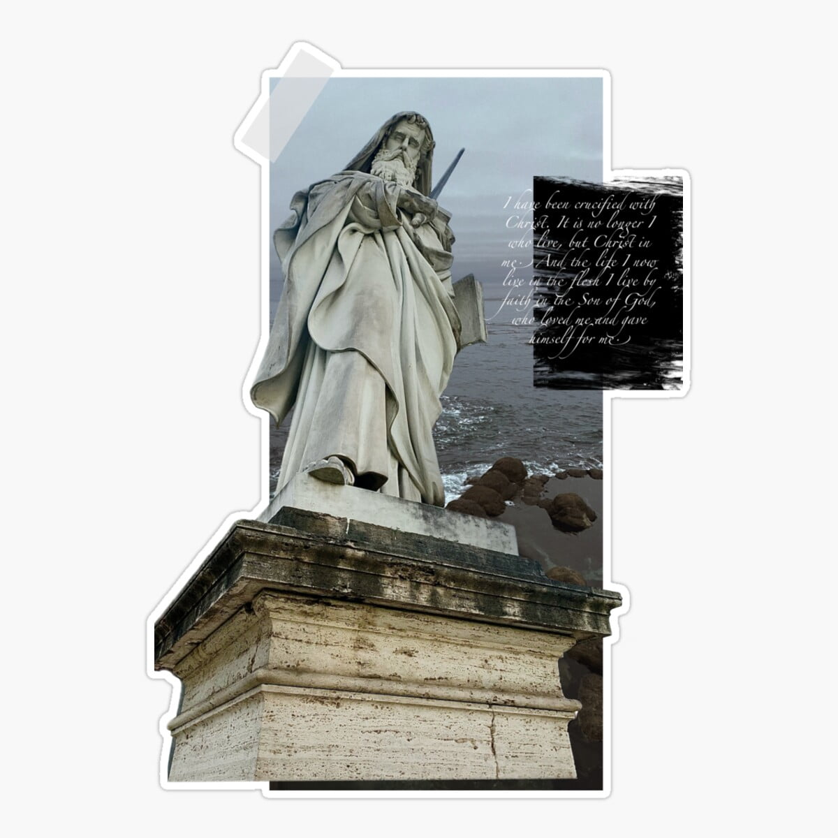 DOPASTICKER The Apostle Paul From The Basilica Of St. Paul Outside Of ...