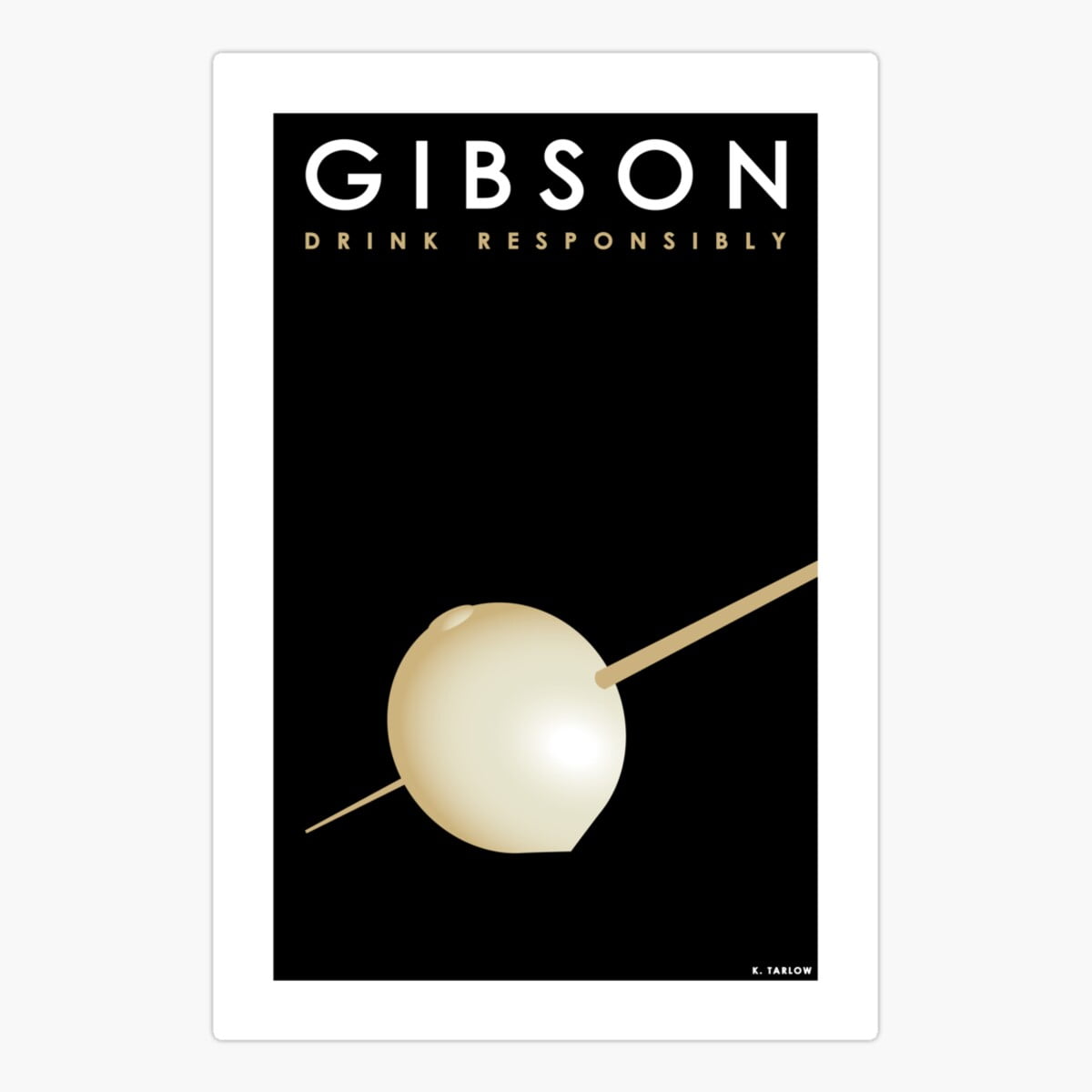 DOPASTICKER The Art Of Drink - Gibson Sticker, Phone Sticker Car ...