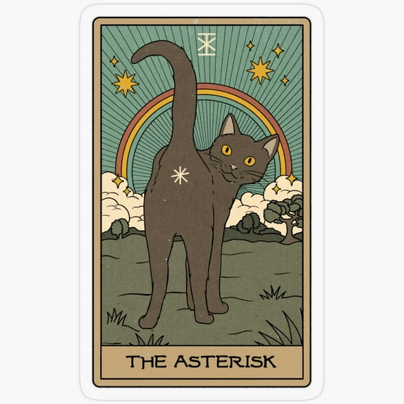 DOPASTICKER The Asterisk Decorative Laptop, Phone Stickers, Waterproof ...