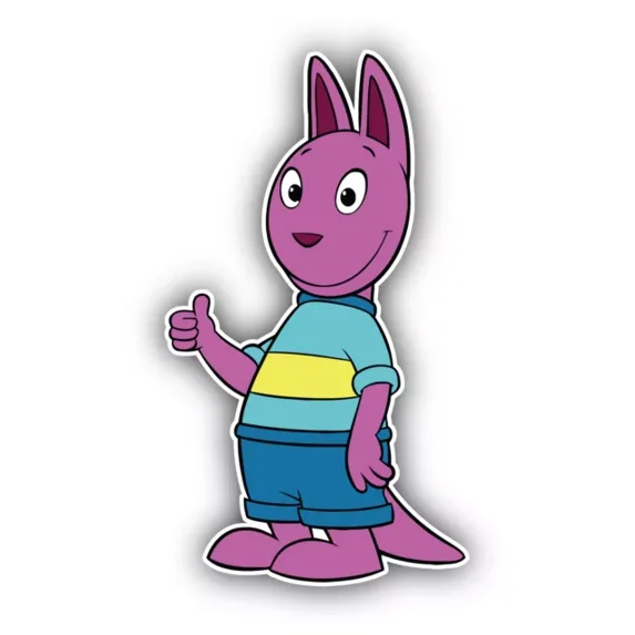 DOPASTICKER The Backyardigans Cartoon Austin Happy Sticker Decal Phone ...