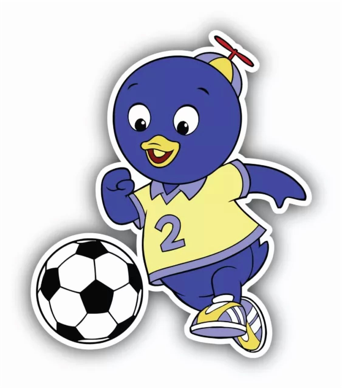 DOPASTICKER The Backyardigans Cartoon Pablo Football Sticker Decal ...