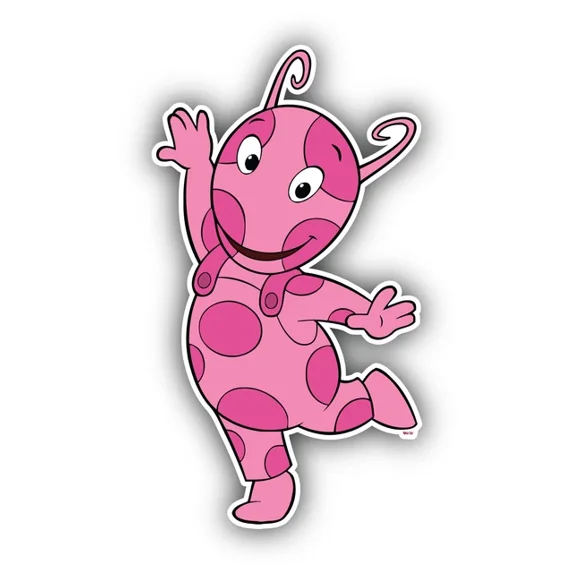 DOPASTICKER The Backyardigans Cartoon Uniqua Happy Sticker Decal Phone ...