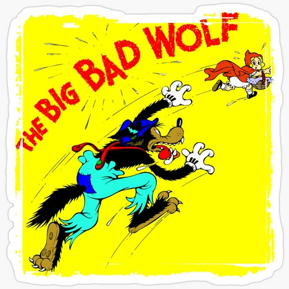 DOPASTICKER The Big Bad Wolf Perfect Sticker Gift Everyone Phone Decal ...