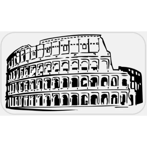 DOPASTICKER The Colosseum, Ancient Rome Roman Italy Phone Decal Water ...