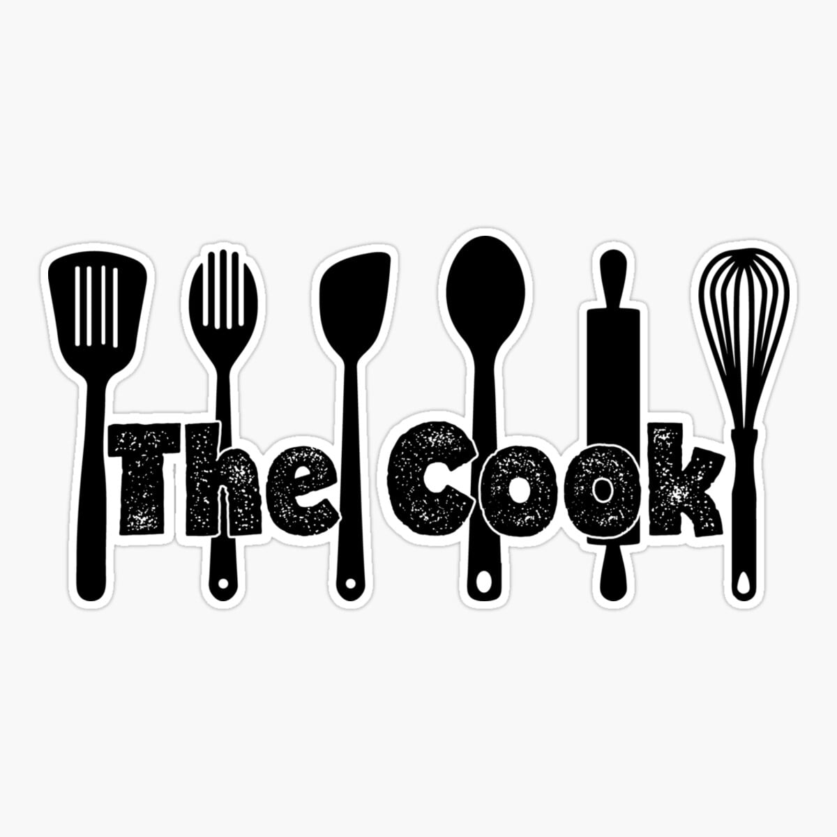 DOPASTICKER The Cook Is In The Kitchen Sticker, Phone Sticker Car ...