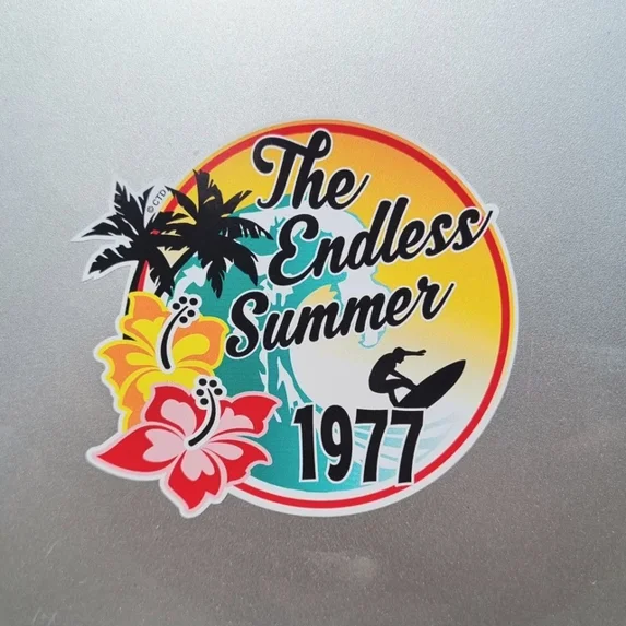 DOPASTICKER The Endless Summer 1977 Surf Surfing Sticker For Car Van ...
