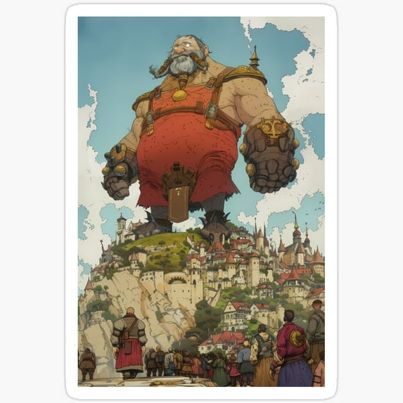 DOPASTICKER The Extraordinary Old Man Sticker Phone Decal Water Bottle ...