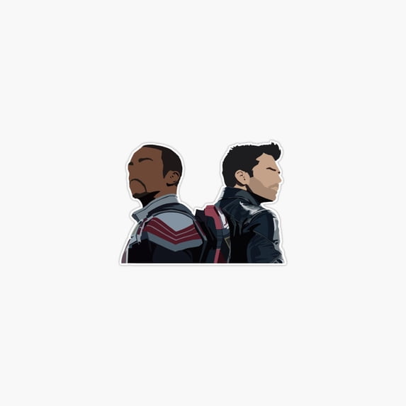 DOPASTICKER The Falcon And The Winter Soldier Sticker, Phone Sticker ...