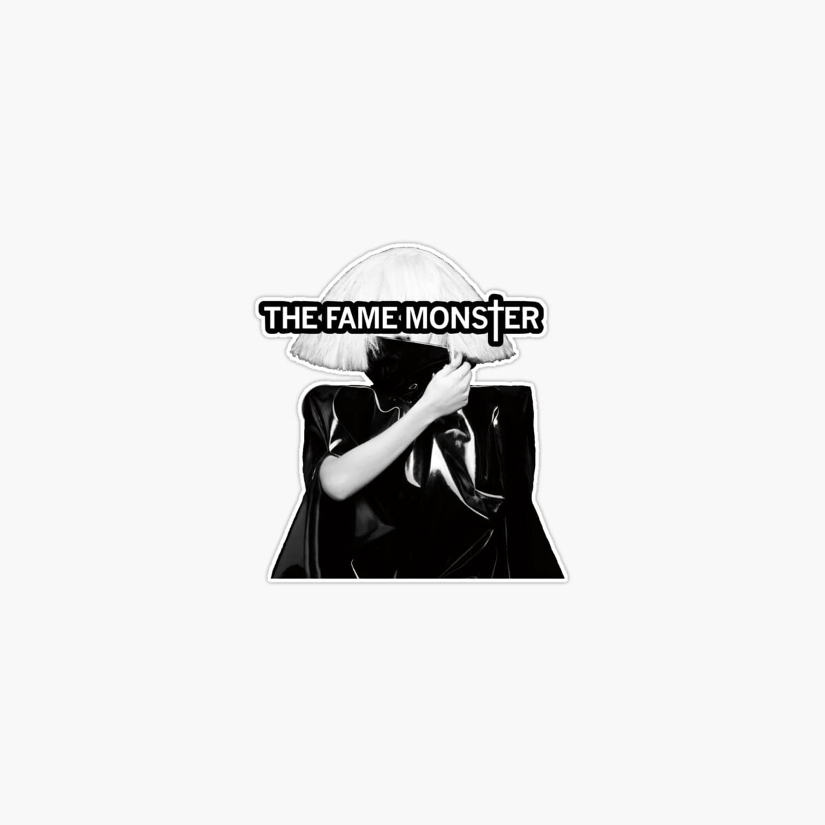 DOPASTICKER The Fame Monster Cover And Title No Face Sticker, Phone ...
