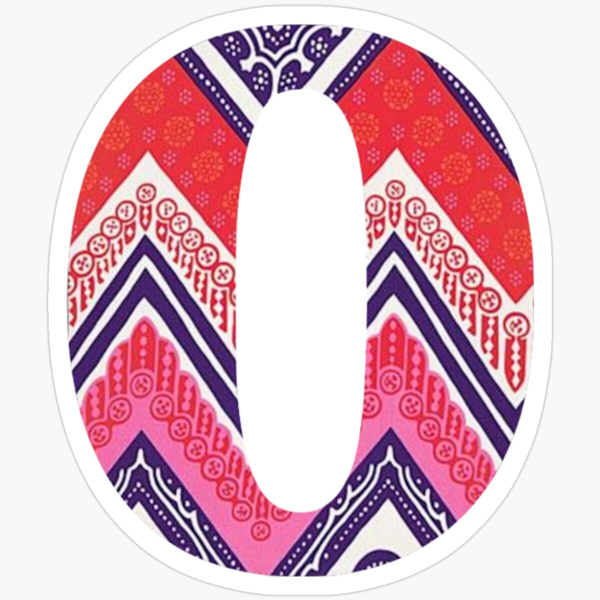 DOPASTICKER The Letter O Sticker Birthday Gifts - Decorative Laptop ...