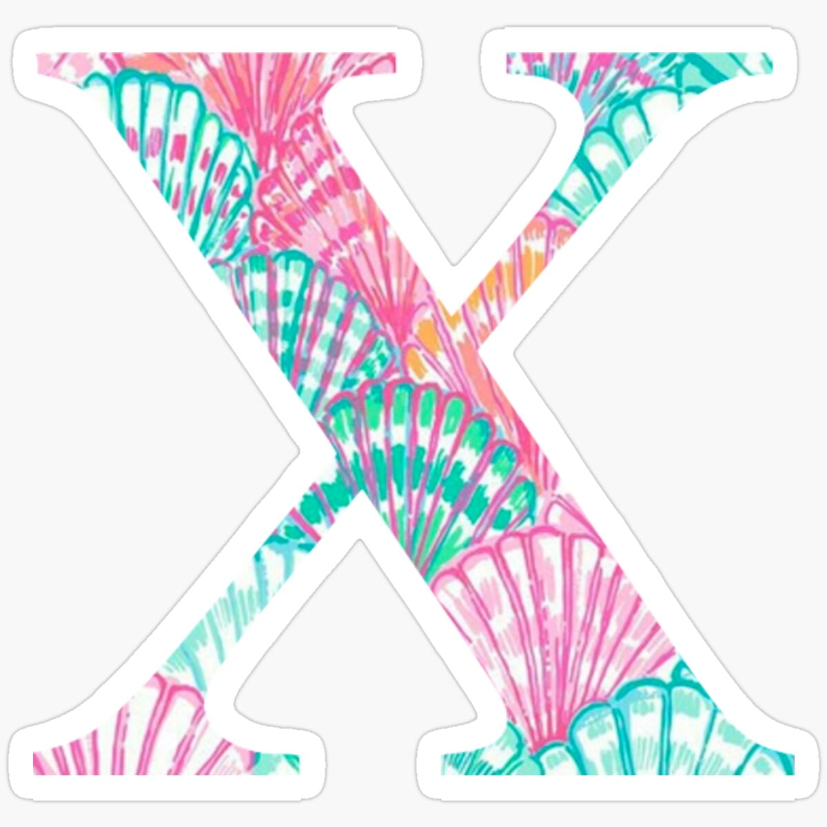 DOPASTICKER The Letter X Sticker Birthday Gifts - Decorative Laptop ...