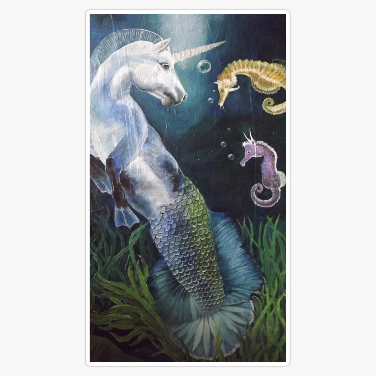 DOPASTICKER The Mermacorn Sticker, Phone Sticker Water Bottle Sticker ...