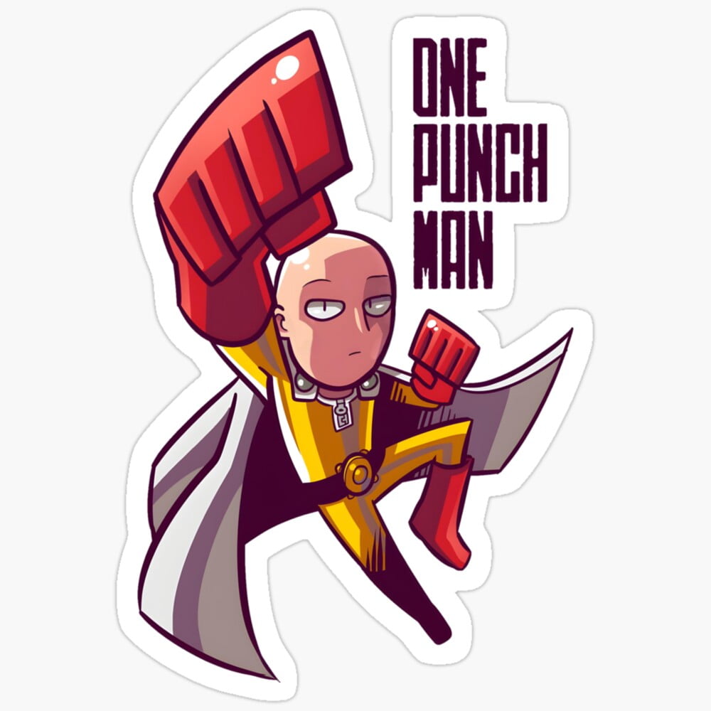 DOPASTICKER The Most Powerful Man Alive Chibi Sticker Phone Decal Water ...