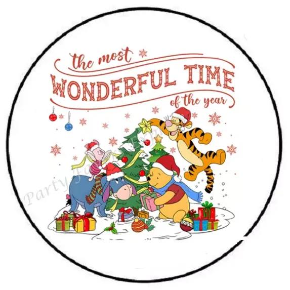 DOPASTICKER The Most Wonderful Time Of The Year Stickers Favors Gift ...