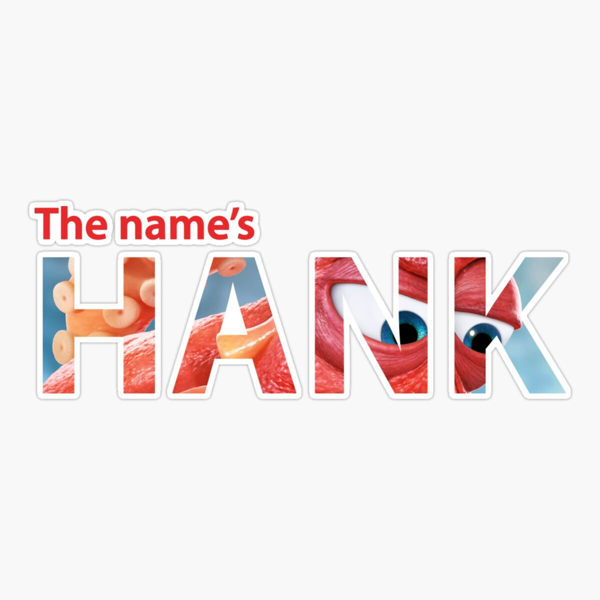 DOPASTICKER The Name'S Hank - Finding Dory Sticker, Phone Sticker Car ...