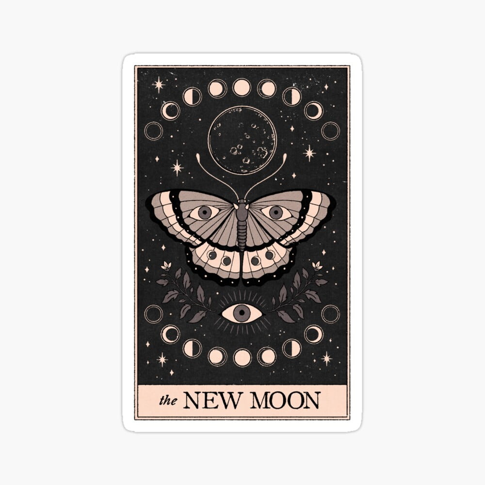 DOPASTICKER The New Moon - Hot Trending Sticker Phone Decal Water ...