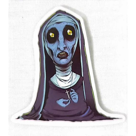 DOPASTICKER The Nun The Conjuring Horror Sticker Phone Decal Water ...