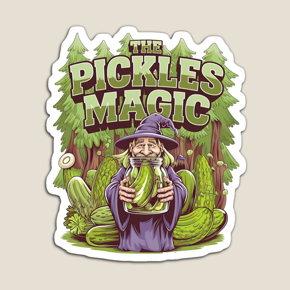 DOPASTICKER The Pickles Magic - Pickle Power - Dill Pickle Squad ...