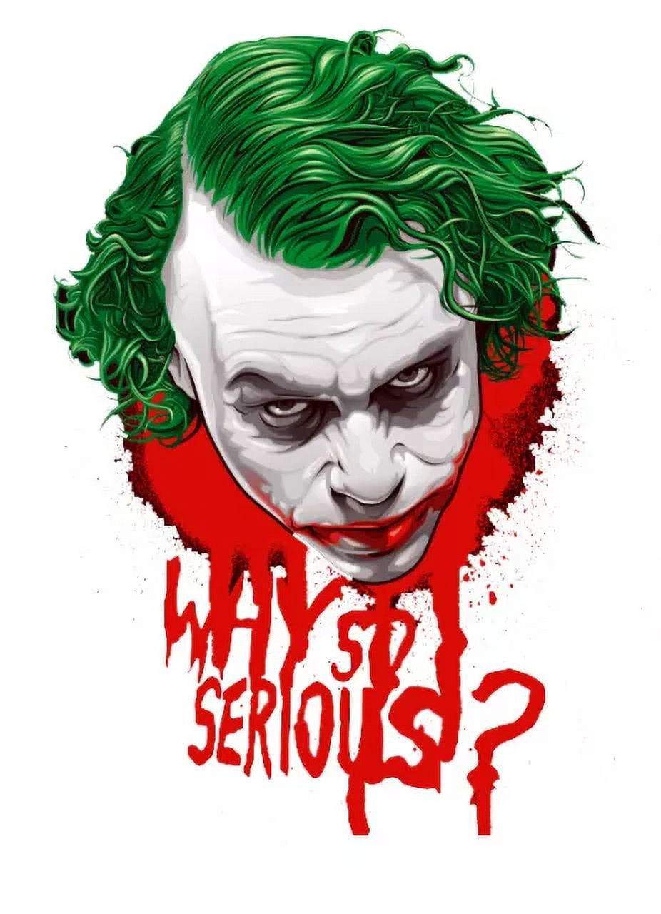 DOPASTICKER The R Why So Serious Decorative Laptop, Phone Stickers ...