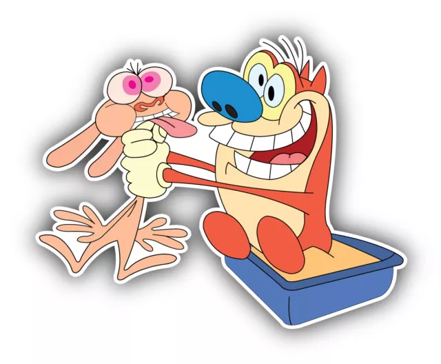 DOPASTICKER The Ren And Stimpy Show Cartoon Sticker Decal Phone Decal ...