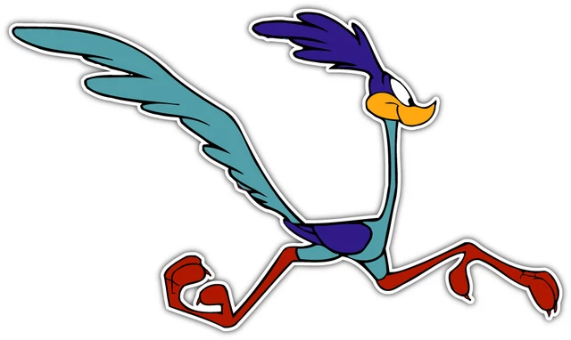 DOPASTICKER The Road Runner Wile E. Coyote Car Window Sticker Decal ...
