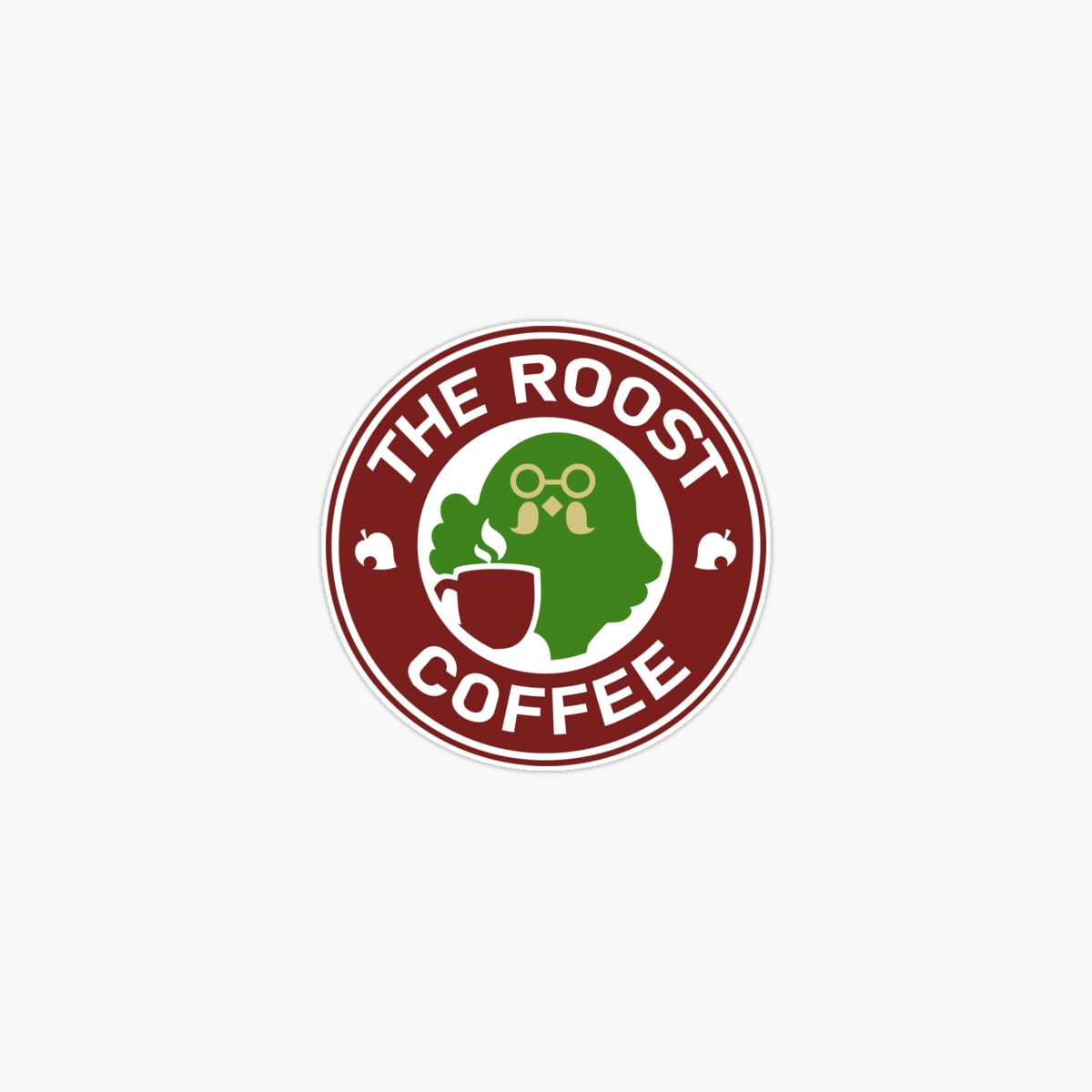 DOPASTICKER The Roost Cafe Sticker Phone Sticker, Latop Sticker, Lover ...