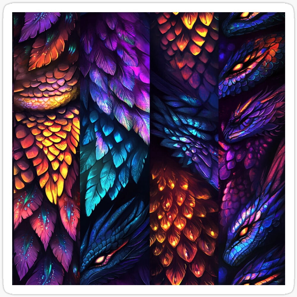 DOPASTICKER The Skin Of The Dragon Guardians Sticker Phone Sticker ...