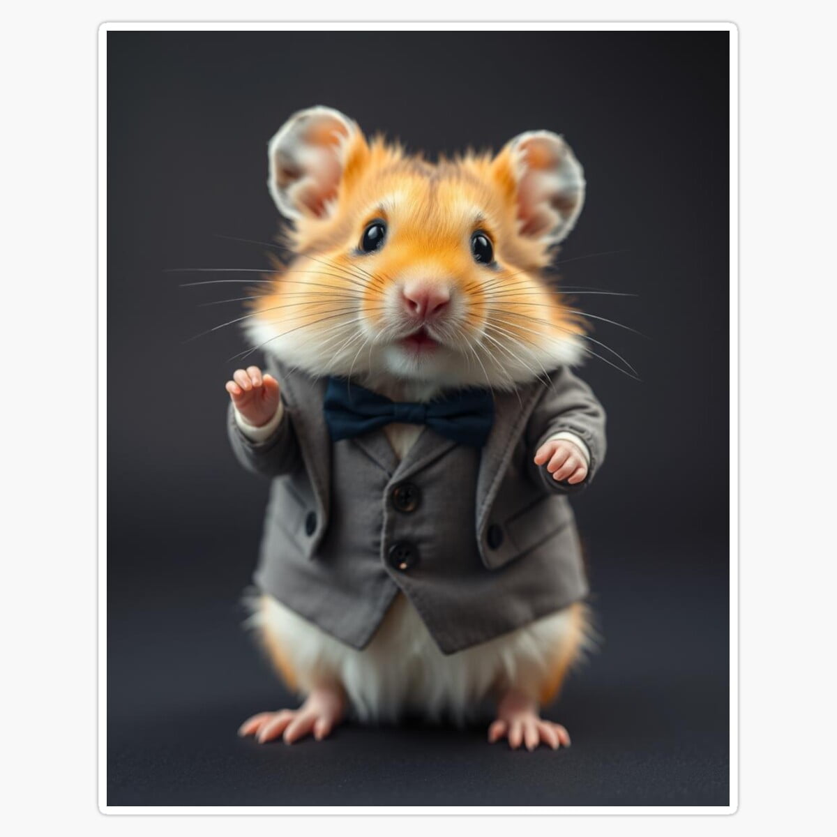 DOPASTICKER The Smart Hamster Sticker, Phone Sticker Car Stickers ...
