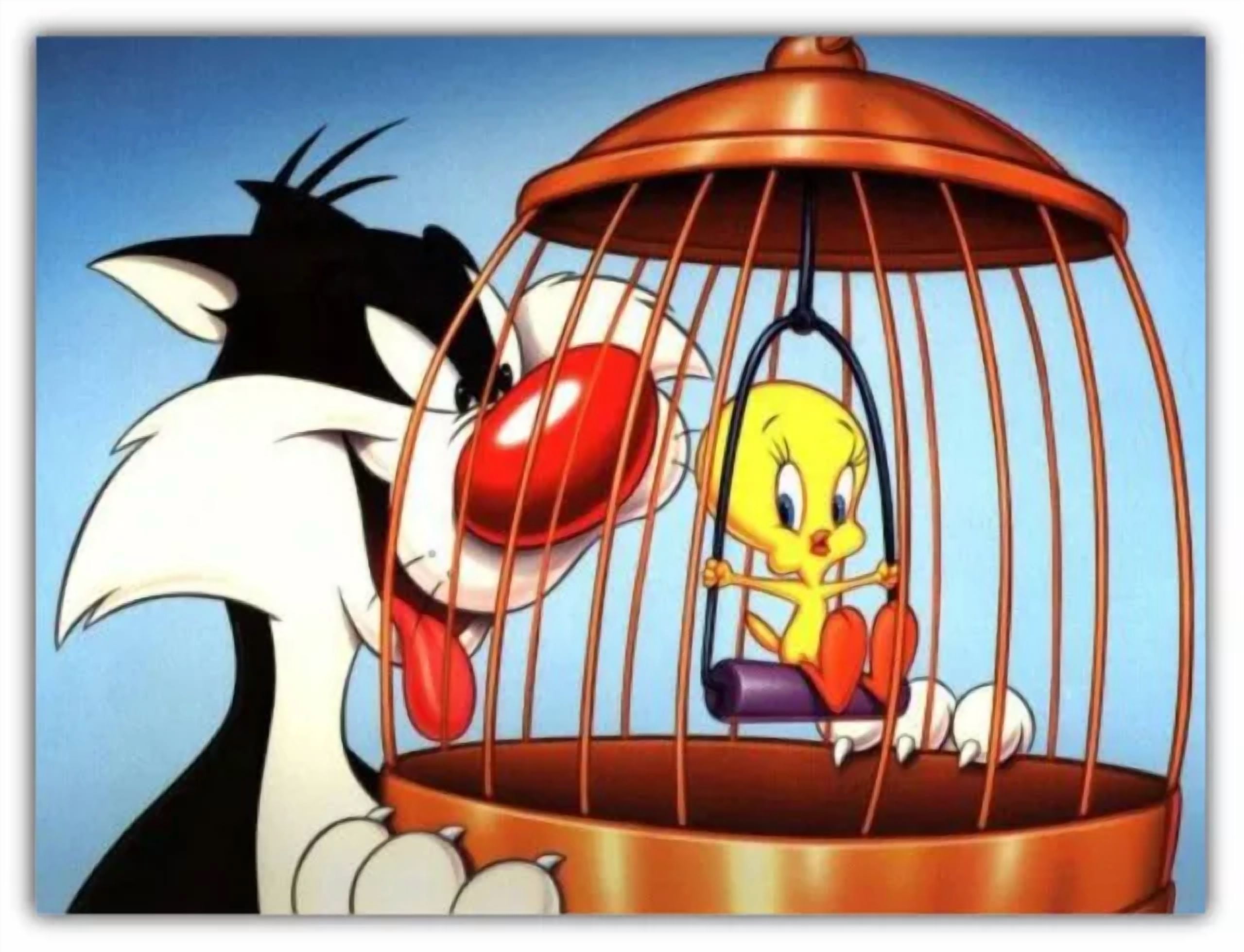 DOPASTICKER The Sylvester & Tweety Mysterie Cartoon Sticker Phone Decal ...