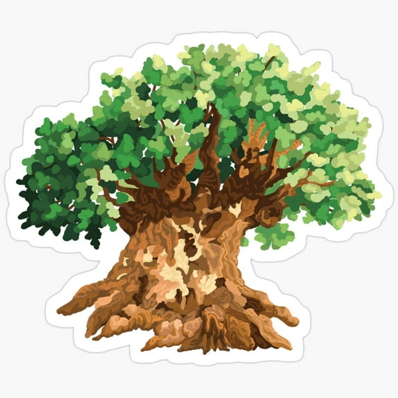 DOPASTICKER The Tree Of Life, Animal Kingdom Sticker. Gift You ...
