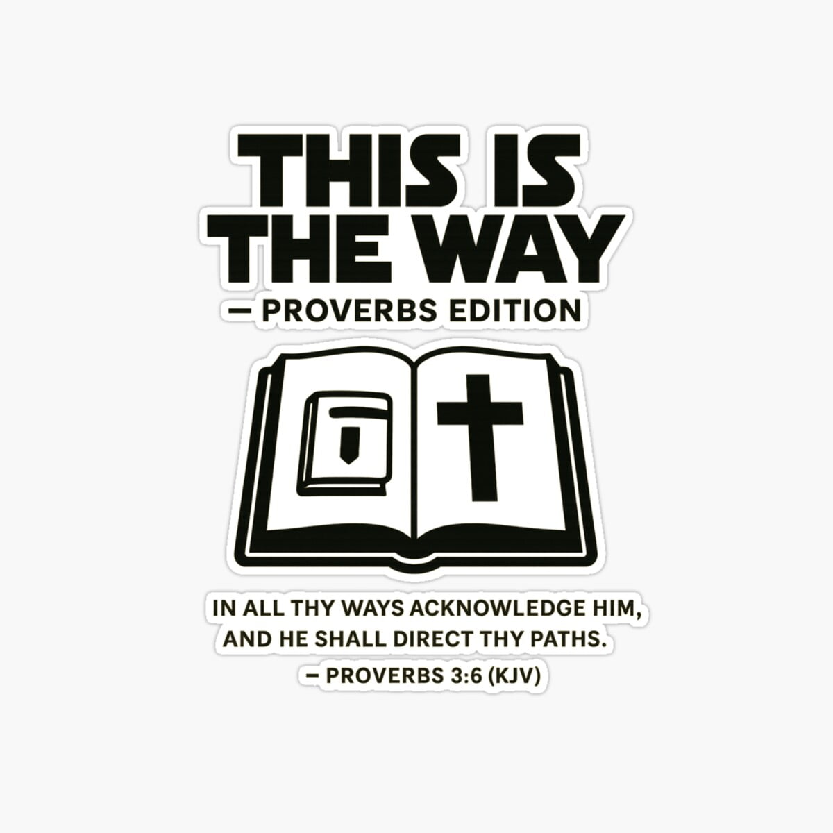 DOPASTICKER Thee Way Sticker, Phone Sticker Water Bottle Sticker Car ...