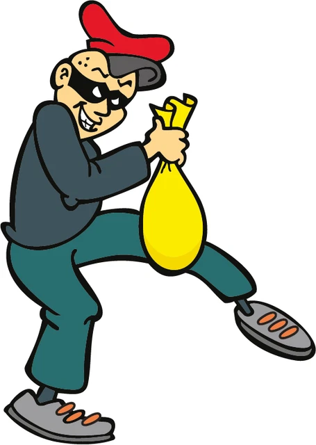 DOPASTICKER Thief In A Red Cap Car Sticker Phone Decal Water Bottle ...