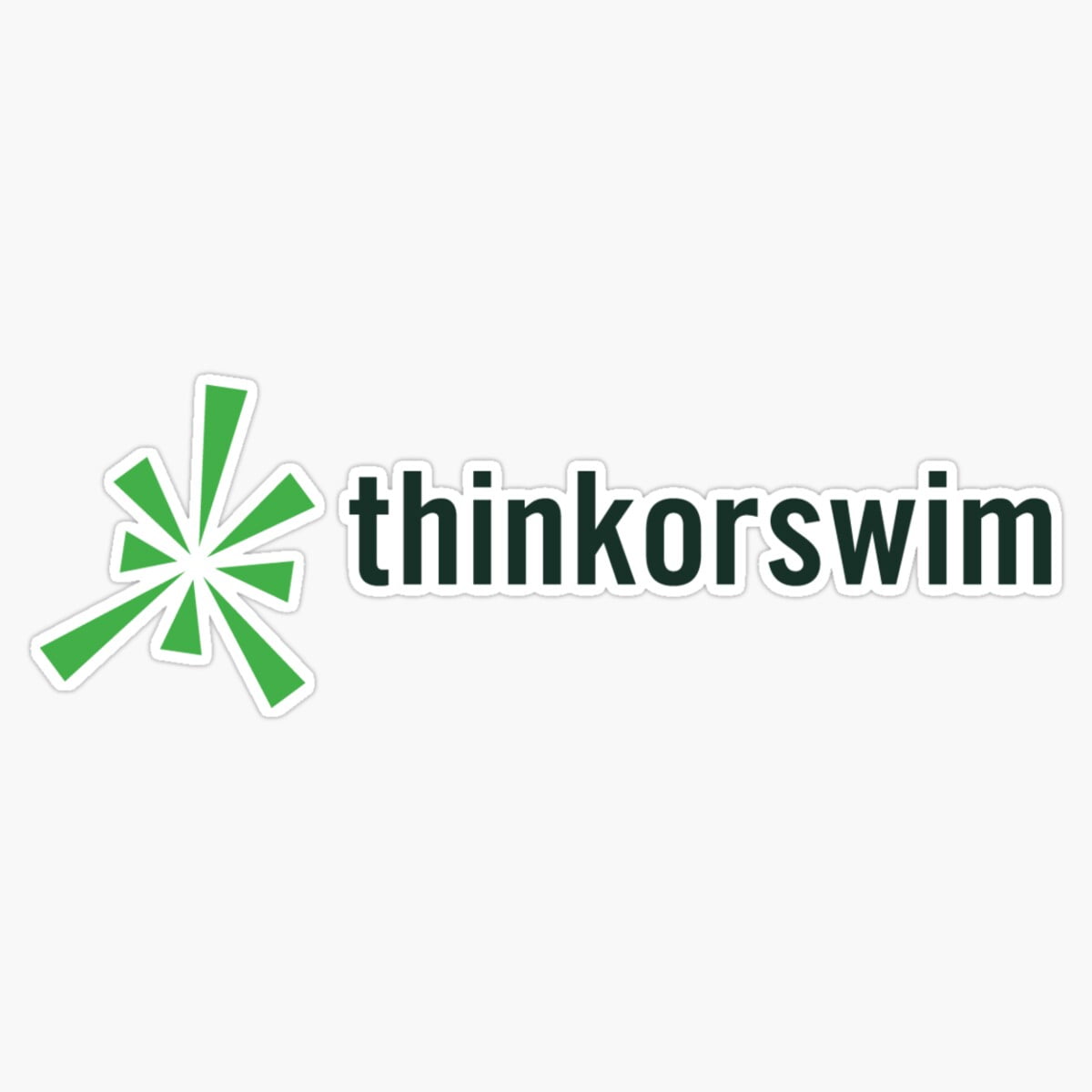 DOPASTICKER Think Or Swim Sticker, Phone Sticker Water Bottle Sticker ...