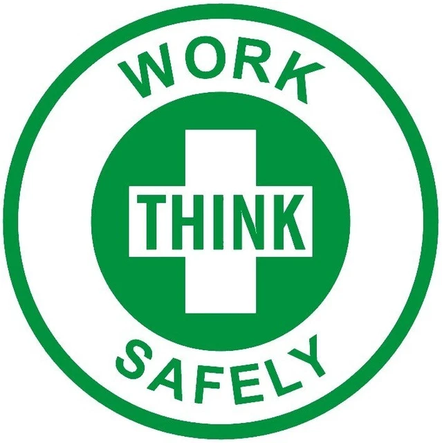 DOPASTICKER Think Work Safely Sticker Phone Decal Water Bottle Stickers ...