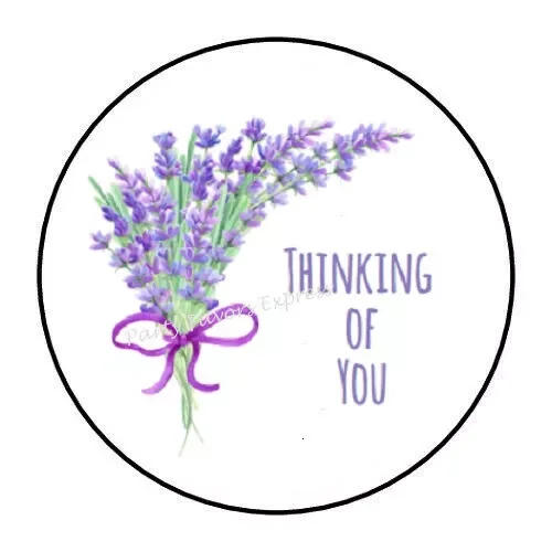 DOPASTICKER Thinking Of You Lavender Decorative Laptop, Phone Stickers ...