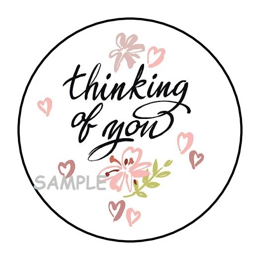 DOPASTICKER Thinking Of You Stickers Phone Decal Water Bottle Stickers ...
