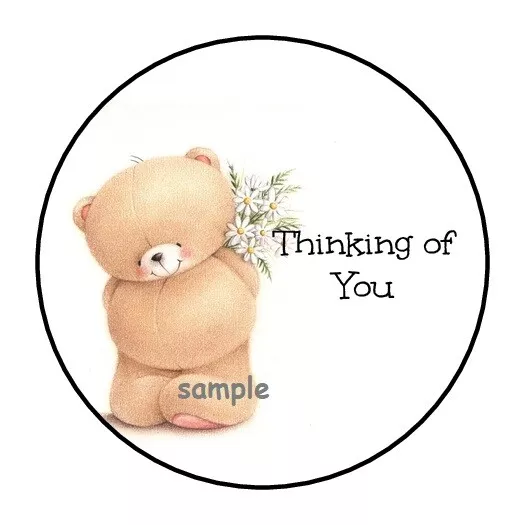 DOPASTICKER Thinking Of You Teddy Bear Stickers Gifts Phone Decal Water ...
