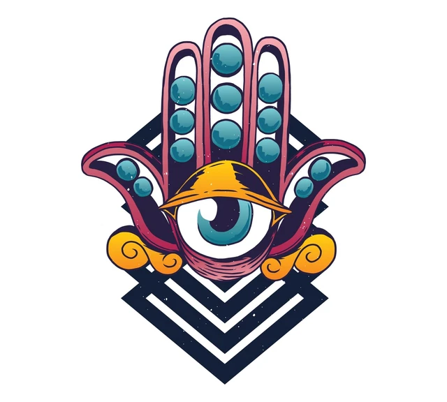 DOPASTICKER Third Eye Sticker Colorful Mental Spiritual Mystic Enlighten Consciousness Phone ...
