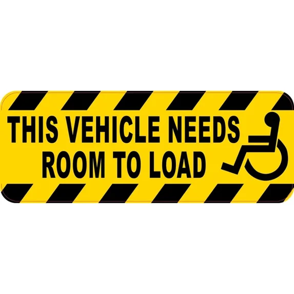 DOPASTICKER This Vehicle Needs Room To Load Sticker Phone Sticker ...
