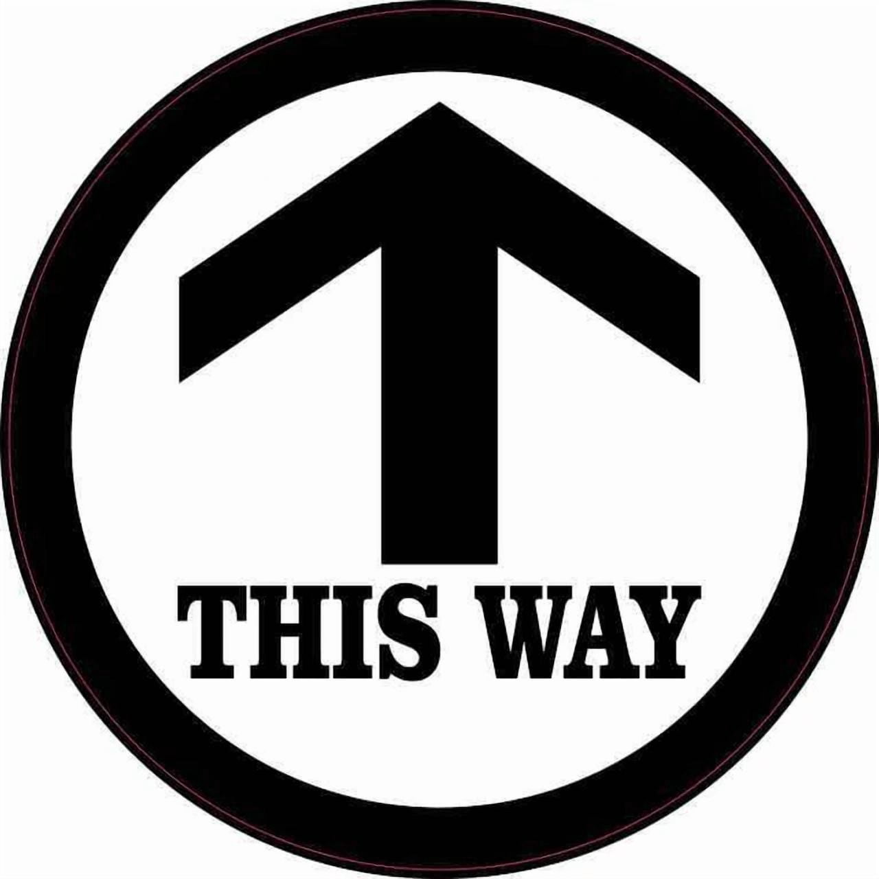 DOPASTICKER This Way Sticker Phone Sticker, Latop Sticker, Lover Gift ...