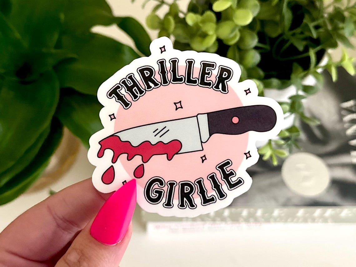 DOPASTICKER Thriller Girlie Sticker, Spooky Stickers, Horror Gifts ...
