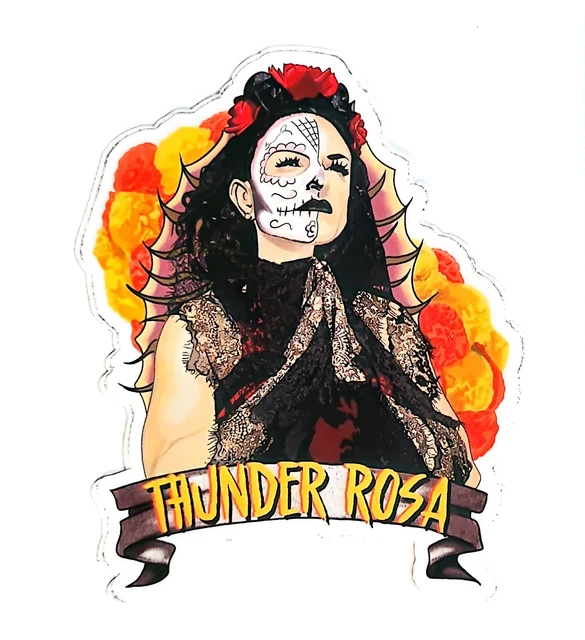 DOPASTICKER Thunder Rosa Wrestling Collector Sticker Elite Crate ...